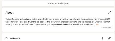 How To Write Optimize Your LinkedIn About Section Summary