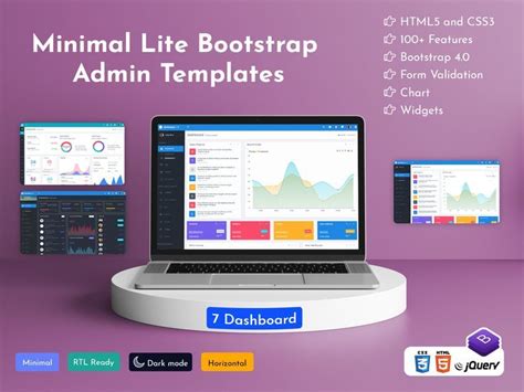 Minimal Lite Responsive Bootstrap 4 Admin Dashboard And Webapp Templates