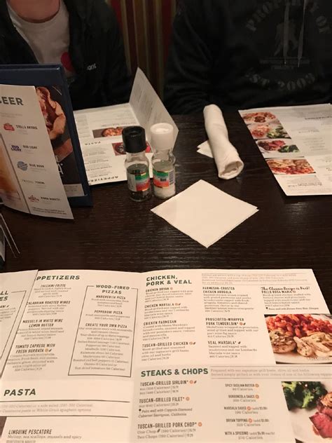 Menu At Carrabbas Italian Grill Restaurant Peachtree City