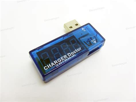 USB Voltage Current Energy Meter Tester ElectroDragon