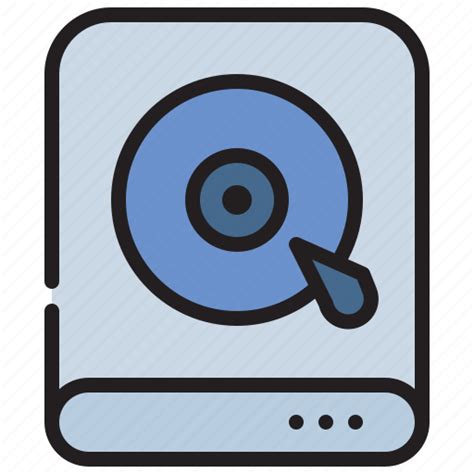 Harddisk Data Storage Icon Disk File Drive Icon Download On Iconfinder
