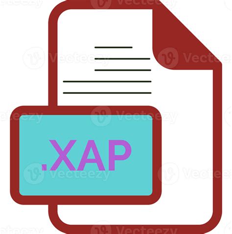Xap File Extension Icon Color Fill Rounded Corners Inside Transparent Illustration 57912489 PNG