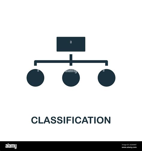 Classification Icon Simple Creative Element Filled Monochrome