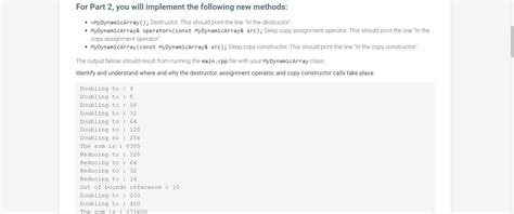 Solved 194 Lab Dynamic Arrays Part Ii For This Lab You