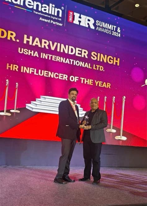 harvinder singh on linkedin happy to inform that i have been awarded the… hr influencer of the