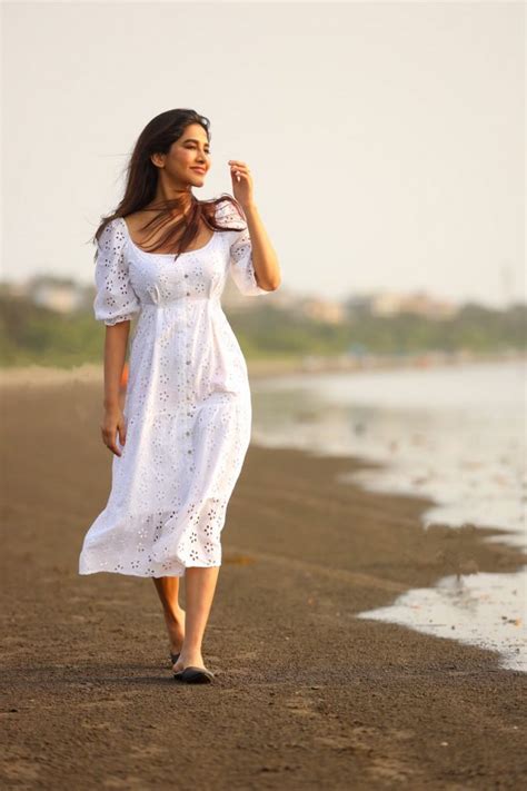 Nabha Natesh Serene Beach Photos