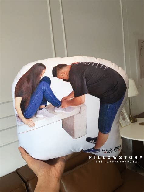หมอนไ หมอนสั่งวาด ของขวัญสั่งทำพิเศษ ตุ๊กตาหน้าคน Pillow