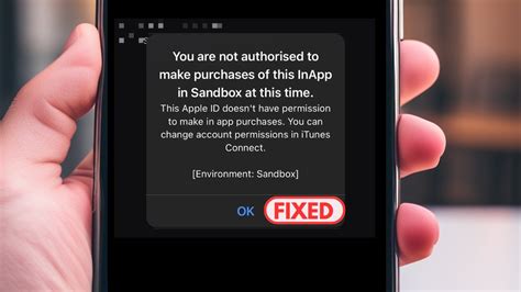 You Are Not Authorised To Make Purchases On This In App In Sandbox At This Time Youtube