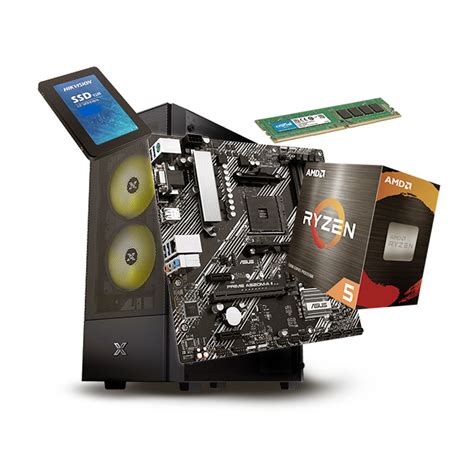 Cpu Amd Ryzen G Box M B Asus Amd Prime A M E Bundle Ram Pc Crucial Ddr G Hz Ssd
