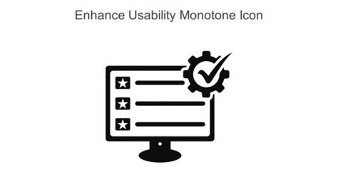 Enhance Monotone Icons SlideTeam