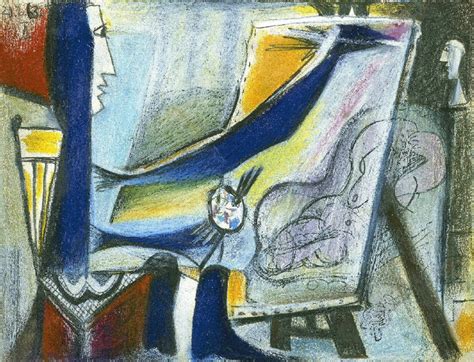 Пабло Пикассо — Мастерская Художник и его модель V 1963 год