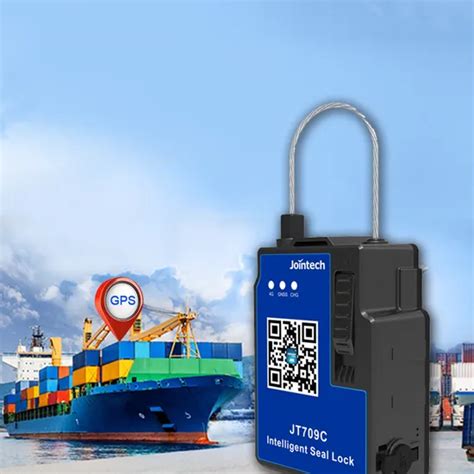Smart Logistic Container Cargo Monitoring Real Time Tracking Anti Theft Lock Gps Seal Lock And