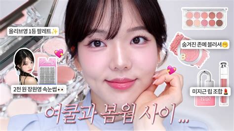 요즘 예뻐진 이유 메이크업 싹 바꿨습니다🫢 리즈 갱신 미지근 핑크 메이크업 Youtube