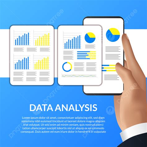Hand Holding Smartphone Chart Graph Statistic For Data Analysis Template Download On Pngtree