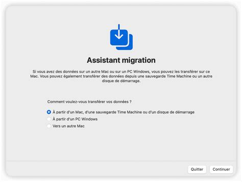 Transférer Des Données De Mac Avec Lassistant Migration Mac