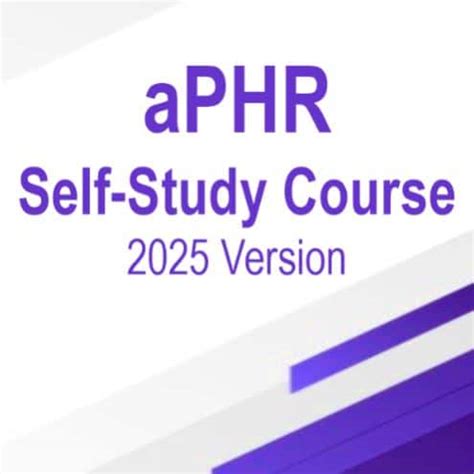 APHR Certification Prep APHR Self Study Course