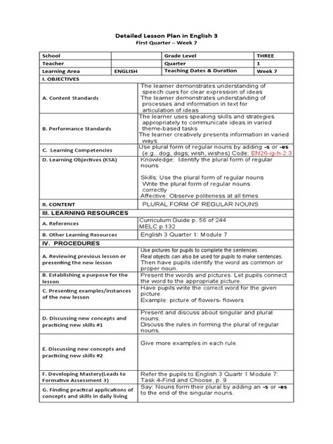 Week 7 Pdf Learning Plural