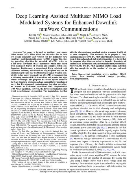 Deep Learning Assisted Multiuser Mimo Load Modulated Systems For Enhanced Downlink Mmwave