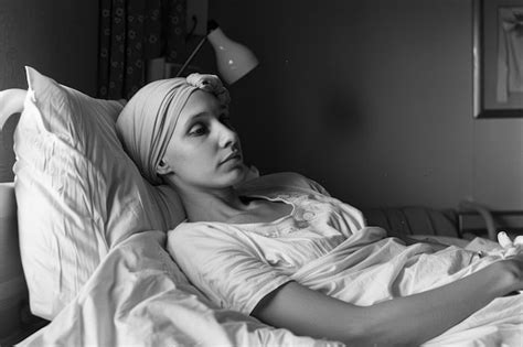 Premium Photo Fight Cancer Woman Patient In Hospital Bed Undergoing