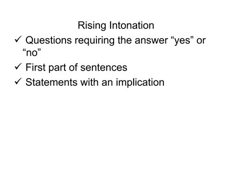 Applied English Phonetics Intonation Ppt