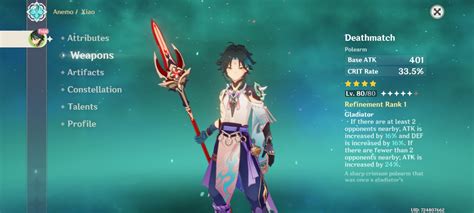 There Are So Few 4 Star Weapon Options For Xiao That They Are Forced To Give Him A P2p One R