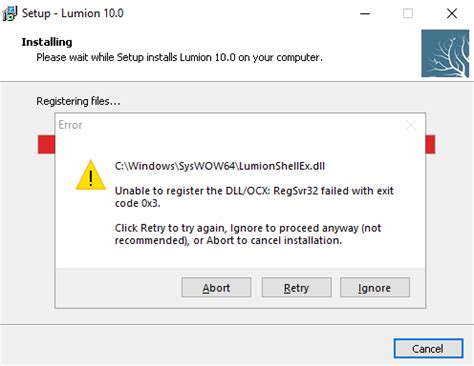 How To Fix Some Messages That Appear When You Install Lumion IRender