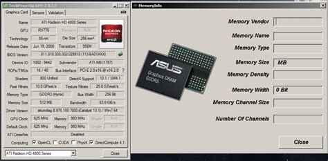 GPU Z Test Build Memory Module Vendor Detection TechPowerUp Forums