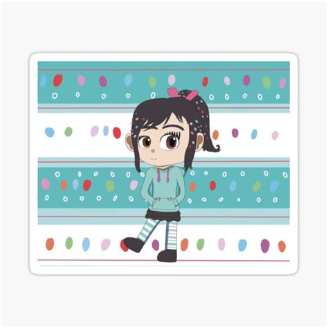 Vanellope Von Schweetz Sticker For Sale By Zingyring Redbubble