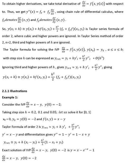 Ordinary Differential Equations II Numerical Methods