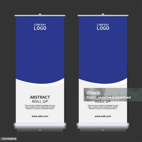 배너 디자인 템플릿 추상적 인 배경 디자인을 끌어 당기기 X 배너 사각형 크기를 롤업합니다 개념에 대한 스톡 벡터 아트 및 기타 이미지 Istock