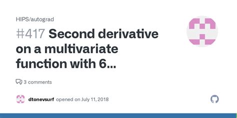 second derivative on a multivariate function with 6 parameters · issue