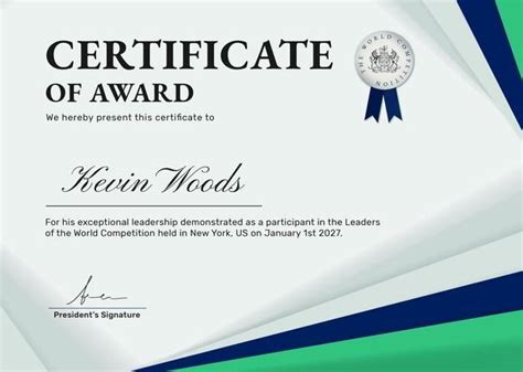 Microsoft Word Award Certificate Template Artofit