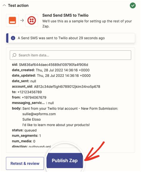 how to get an sms notification from wordpress forms easily
