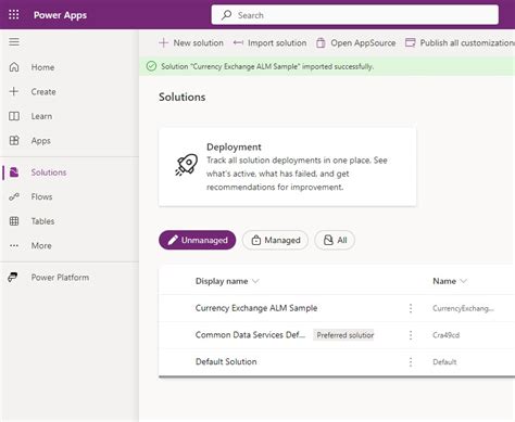 Import The Sample Solution Into The Dev Environment Matthew Devaney