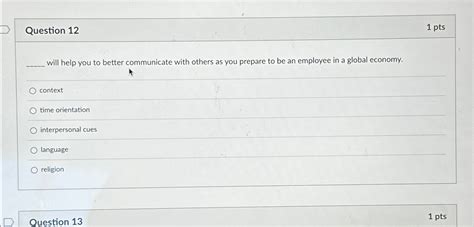 Solved Question 121 ﻿ptswill Help You To Better Communicate