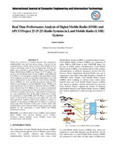 Real Time Performance Analysis Of Digital Mobile Real Time Performance Analysis Of Digital