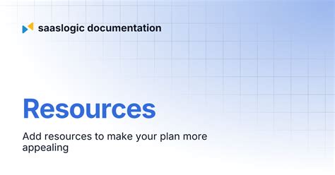 resources saaslogic documentation