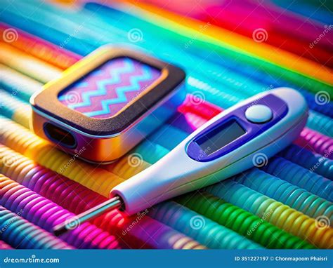 Fingertip Pulse Oximeter Cartoon Vector Illustration 331592043