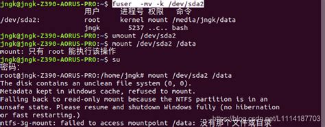 Linux 只读文件系统，磁盘挂载问题解决the Disk Contains An Unclean File System Csdn博客