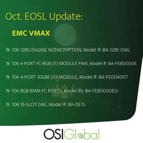 Osi Global On Linkedin Eosl Thirdpartymaintenance Emc Storage Datacenter