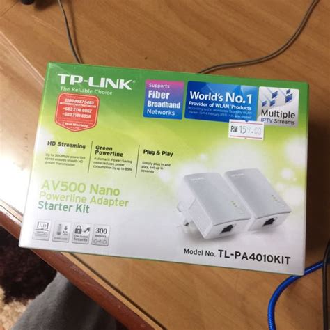 Tp Link Power Line Adapter Computers Tech Parts Accessories Cables Adaptors On Carousell