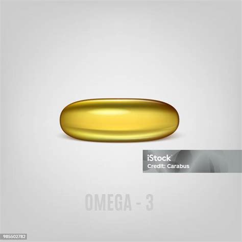 오메가 3 오일이 나 비타민 E A 골든 항생제 젤 알 약 아이콘 탬 플 릿의 화장품 캡슐 콜라겐 에센스의 벡터 현실적인 혈 청 방울입니다 물고기에 대한 스톡 벡터 아트 및