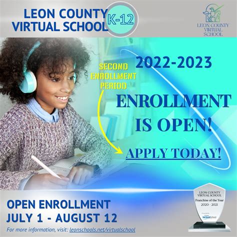 Leon County Schools The Second Enrollment Period Is Open At The Award Winning Leon County