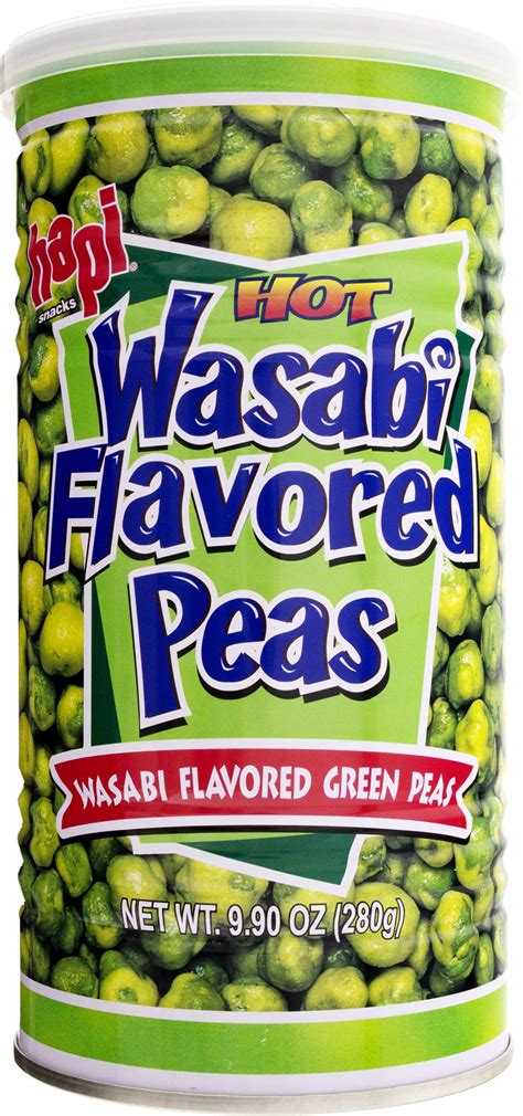 Best By Jan 03 2026 Hapi Hot Wasabi Peas 99 Ounce Tins Pack Of 4