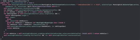 Generated Mocks Unable To Infer Complex Closure Return Type Issue