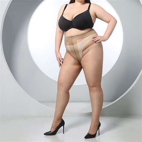 Lroveb Plus Size Pantyhose For Women Control Top Pantyhose With Run