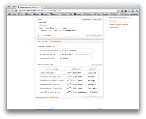 Use O Wolframalpha Para Gerar Password Seguras