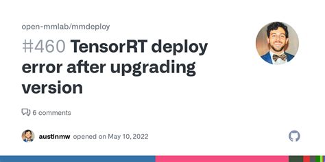 Tensorrt Deploy Error After Upgrading Version Issue Open Mmlab Mmdeploy Github