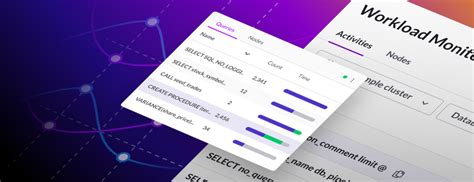 A Look Into The Implementation Of Singlestores Workload Monitoring Ui
