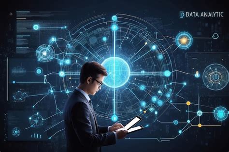 Premium Photo Big Data Analytics With Ai Technology Data Analyst Analyzing